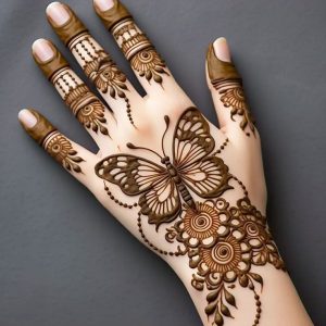 10 Adorable Butterfly Mehndi Designs For Creative Brides